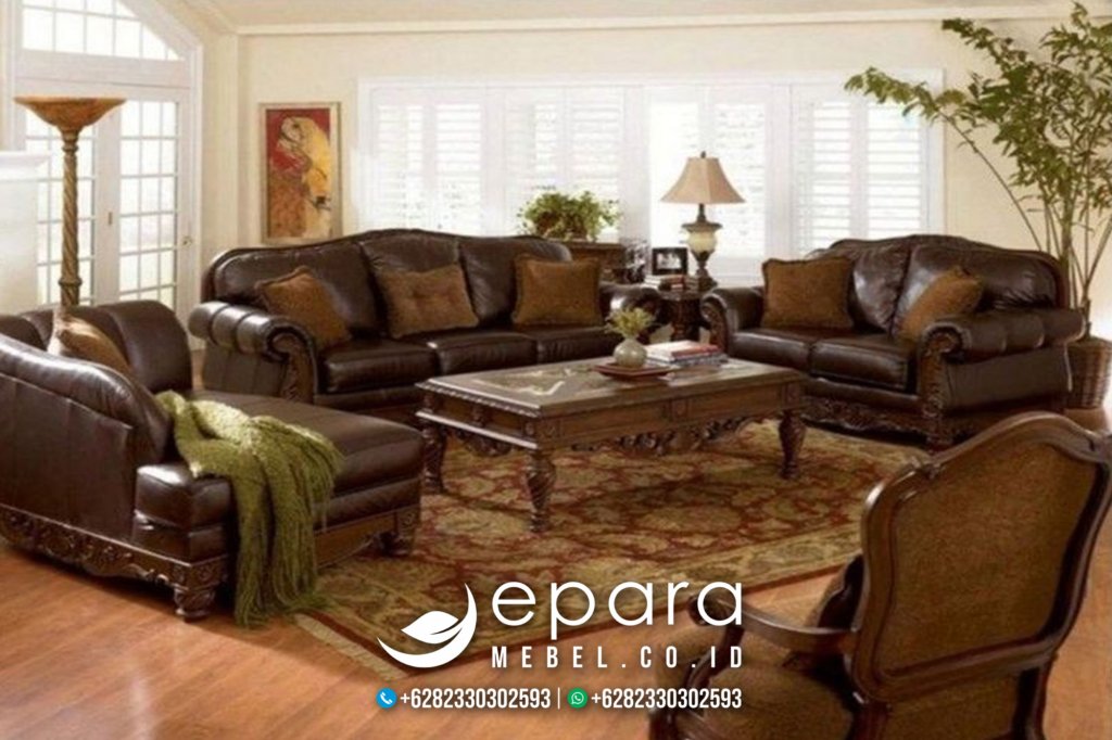 Sell Satu Set Sofa Klasik Model Natural Antik JM-165