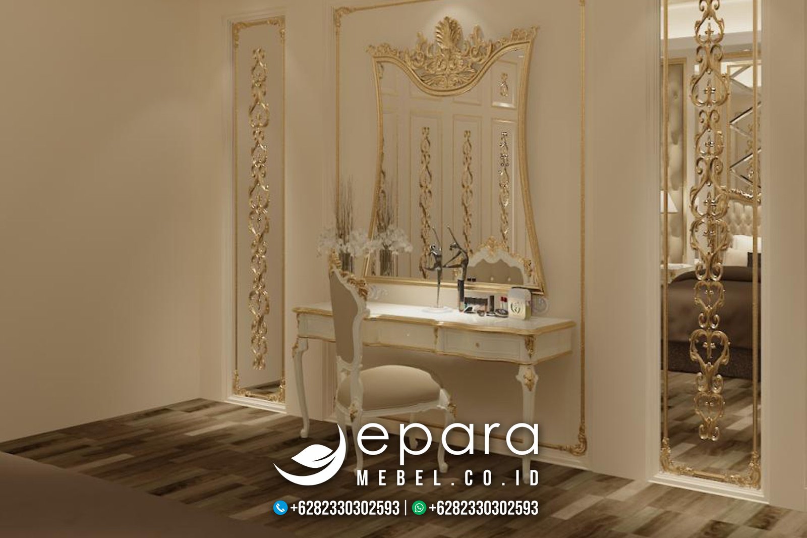 Model Meja Rias Klasik Modern Mewah Jepara JM-1212