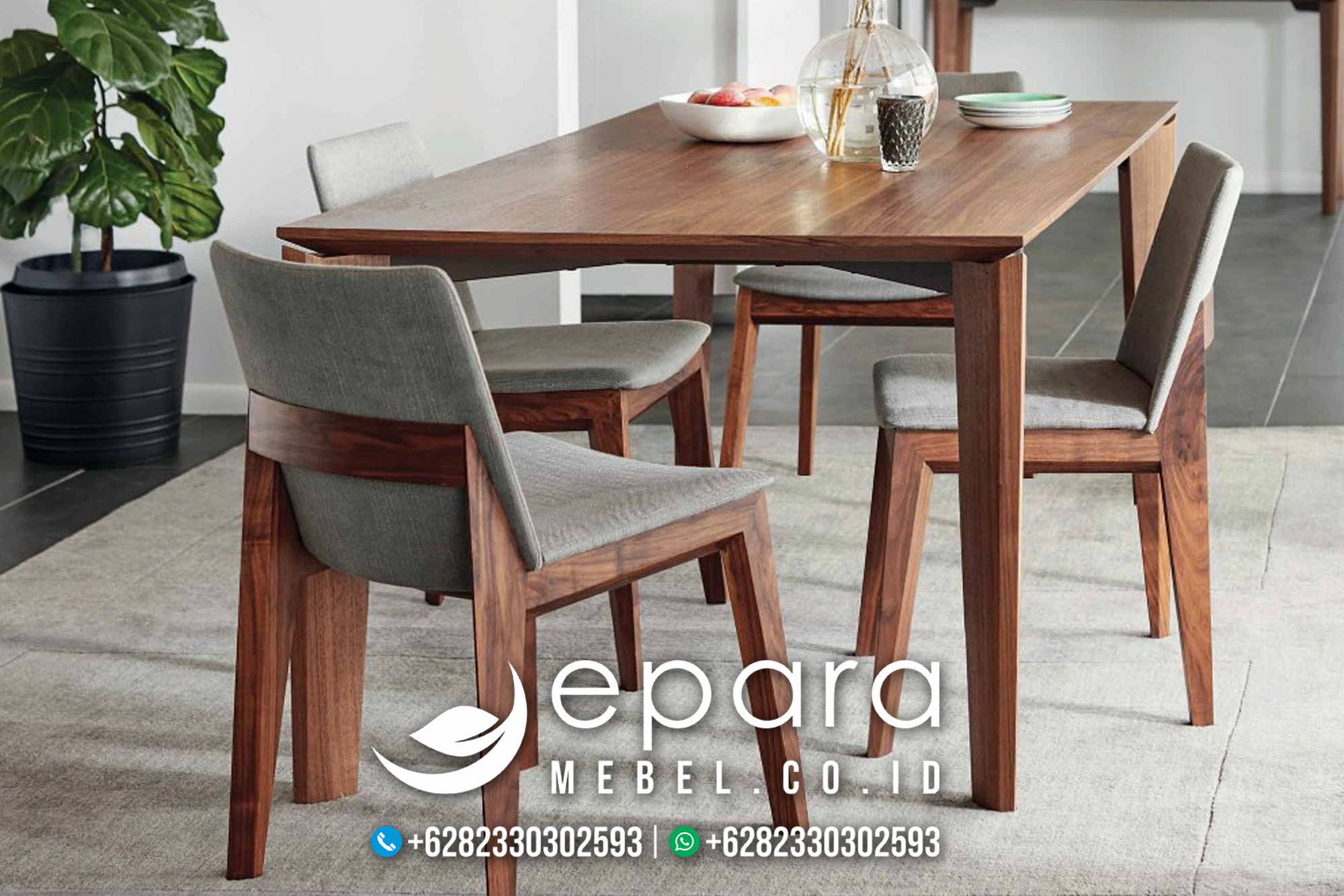 Meja Cafe Set Kursi Cafe Kayu Jati Minimalis JM-1855 - Jepara Mebel
