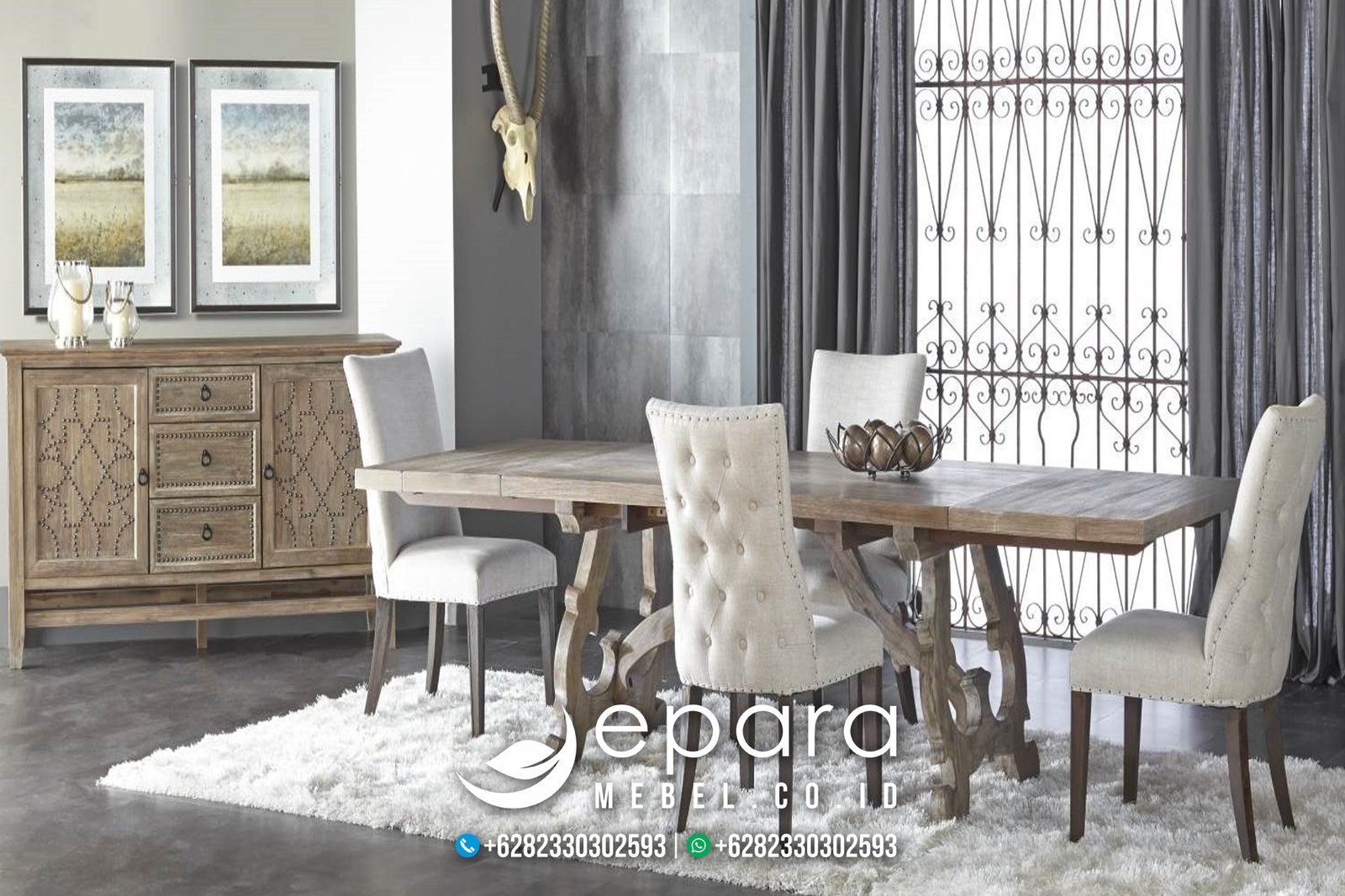 Design Meja Makan Jepara Model Minimalis Modern JM-1803