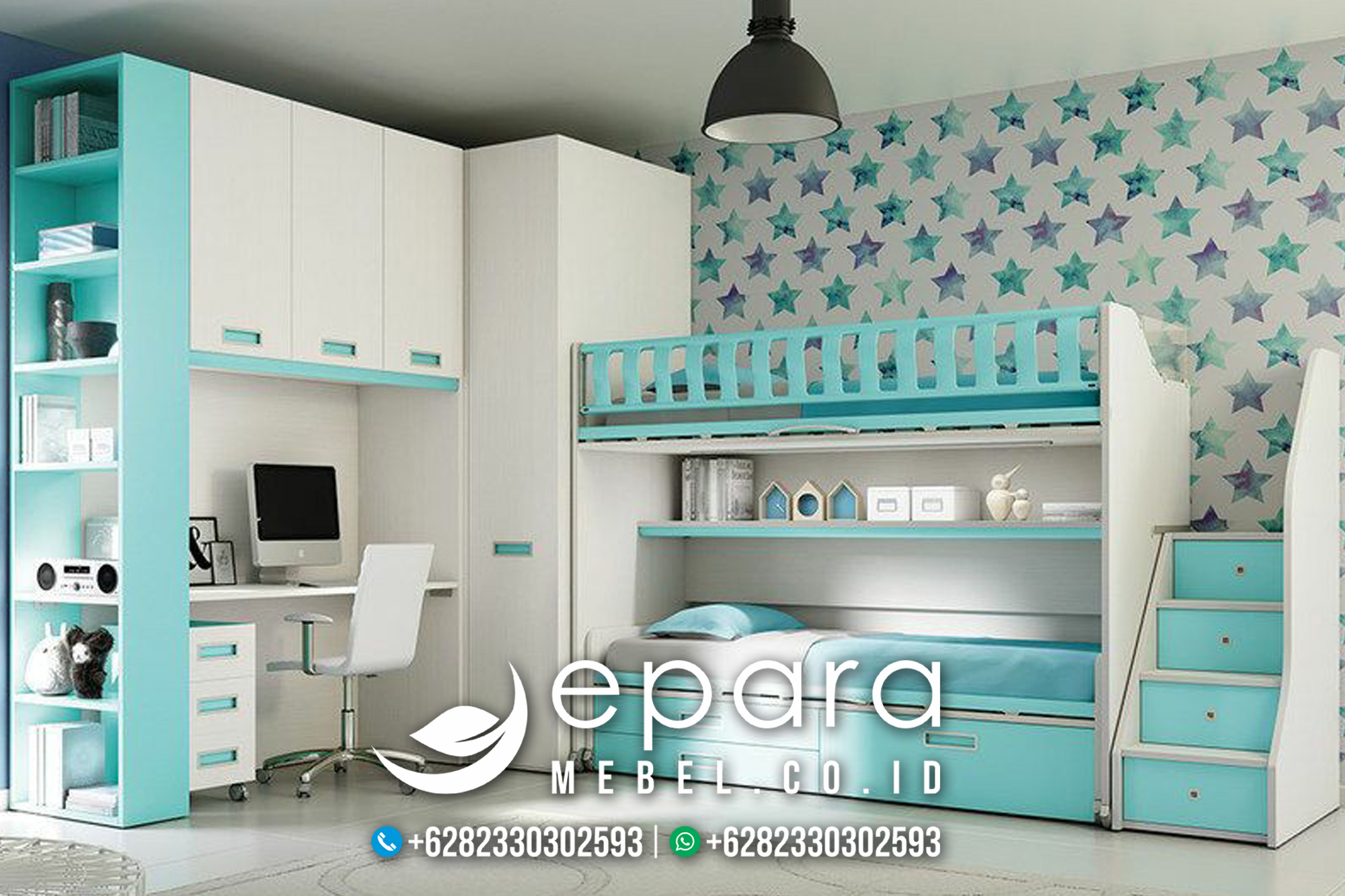 Kamar Set Anak Jakarta Model Tingkat Mewah JM-2204