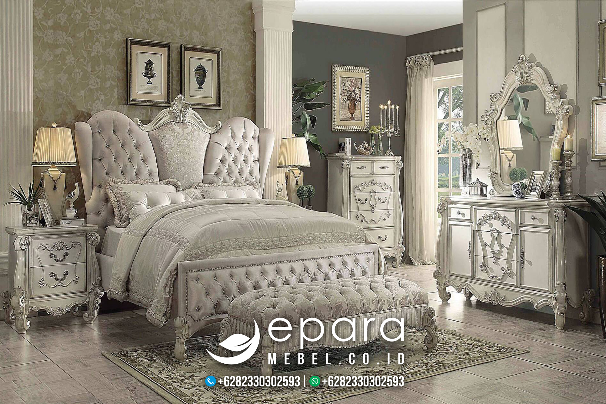 Desain Kamar Set Mewah Minimalis Terbaru JM-2477 | Jepara Mebel