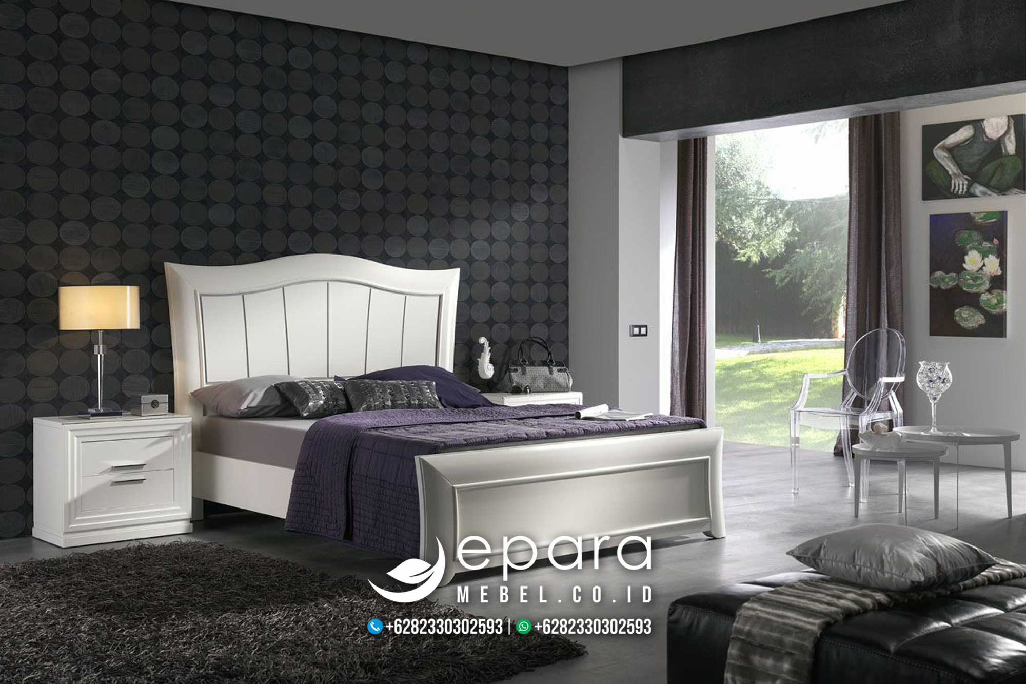 Model Desain Kamar Set Mewah Minimalis Modern JM-3036 - Jepara Mebel