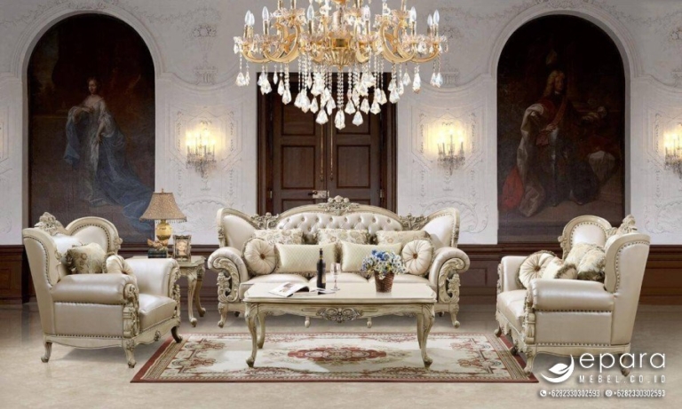 Model Kursi Sofa Mewah Royal French | Jepara Mebel